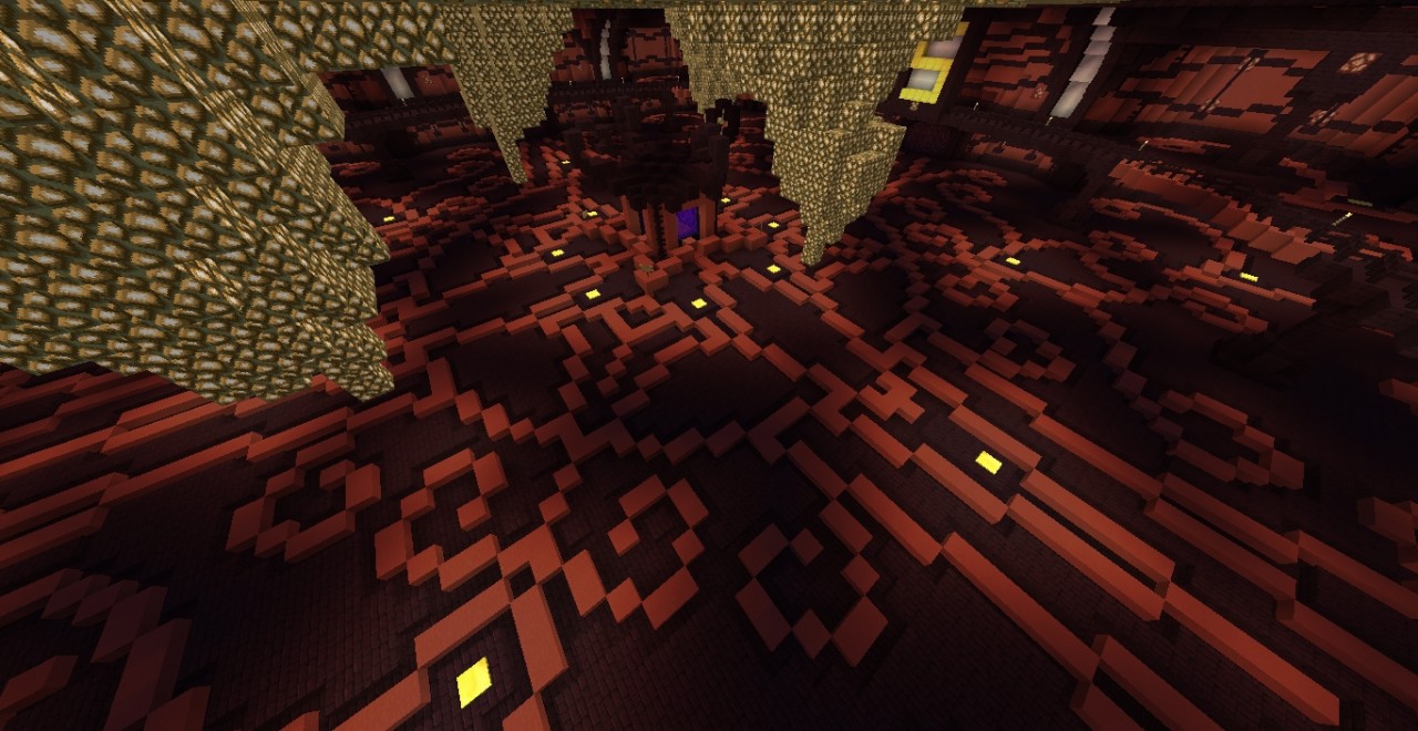 Nether Hub Design Minecraft Map