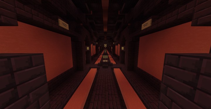 Nether Hub Design Minecraft Map
