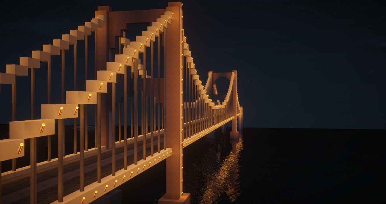 Suspension bridge Minecraft Map