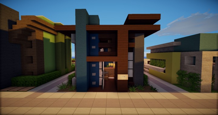 10x10 Modern Houses (10 Pack) Minecraft Map