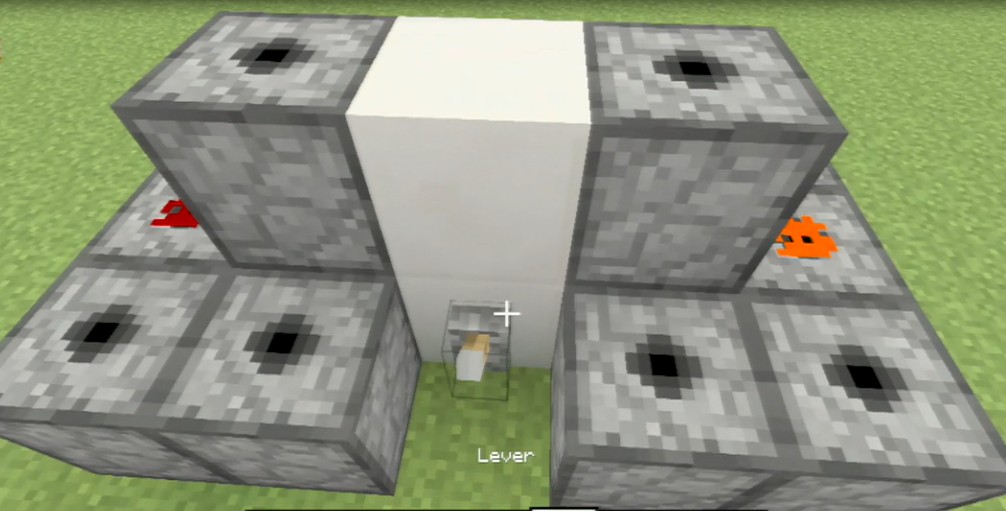 Tutorial : Firework System 13 dispensers 3x5x 2 Blocks high Minecraft Map