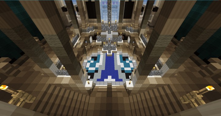 Royal mansion - A hybrid spawn with download! Minecraft Map