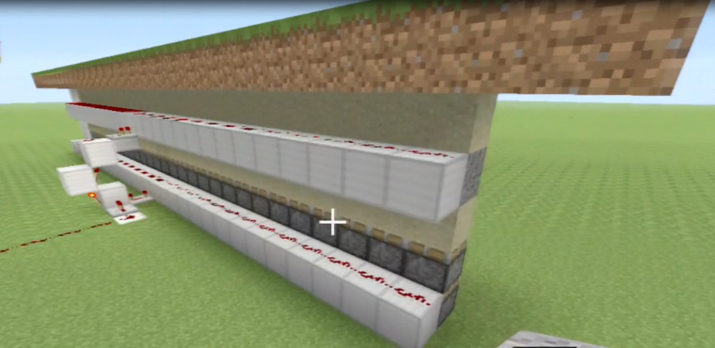 Tutorial : 29 block double Vertical Piston Extender - 2 Blocks Wide Minecraft Map