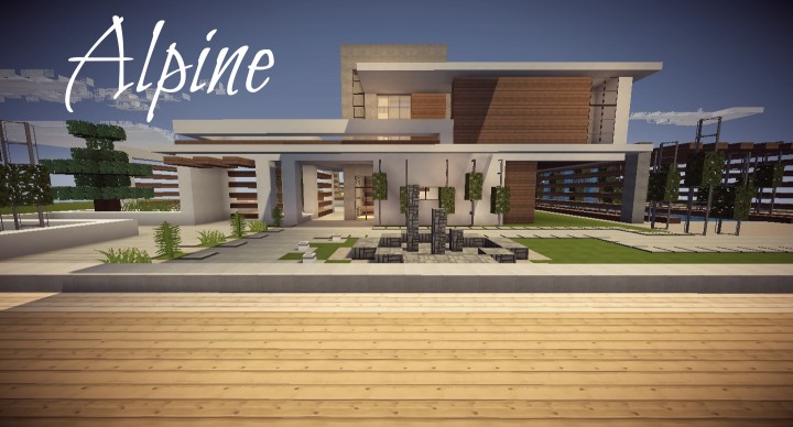 Alpine- Modern Home Minecraft Map
