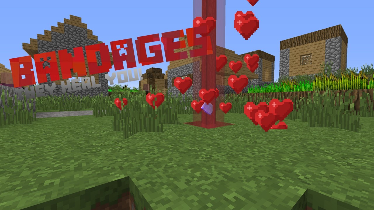 Bandages in Vanilla Minecraft [1.8] (Import to your world!) Minecraft Map