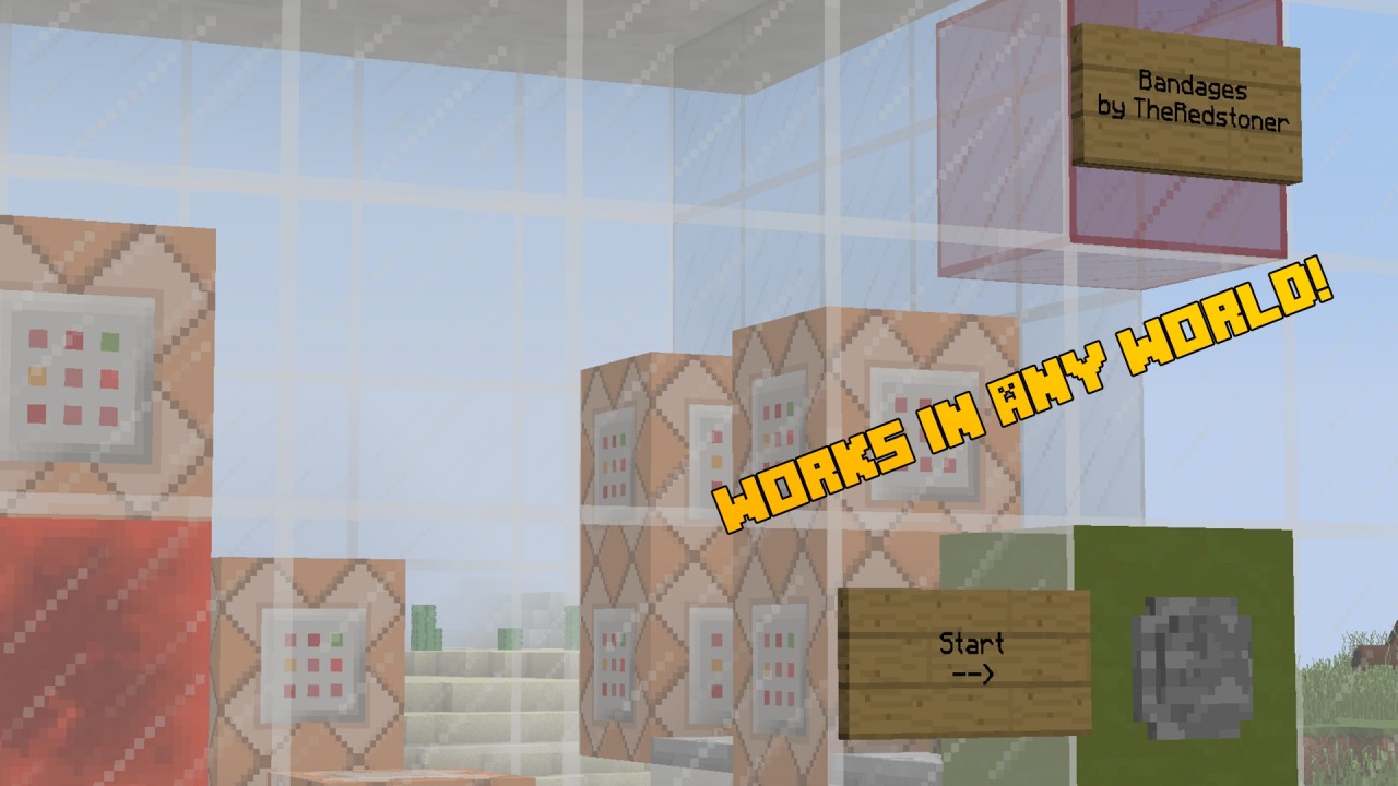 Bandages in Vanilla Minecraft [1.8] (Import to your world!) Minecraft Map