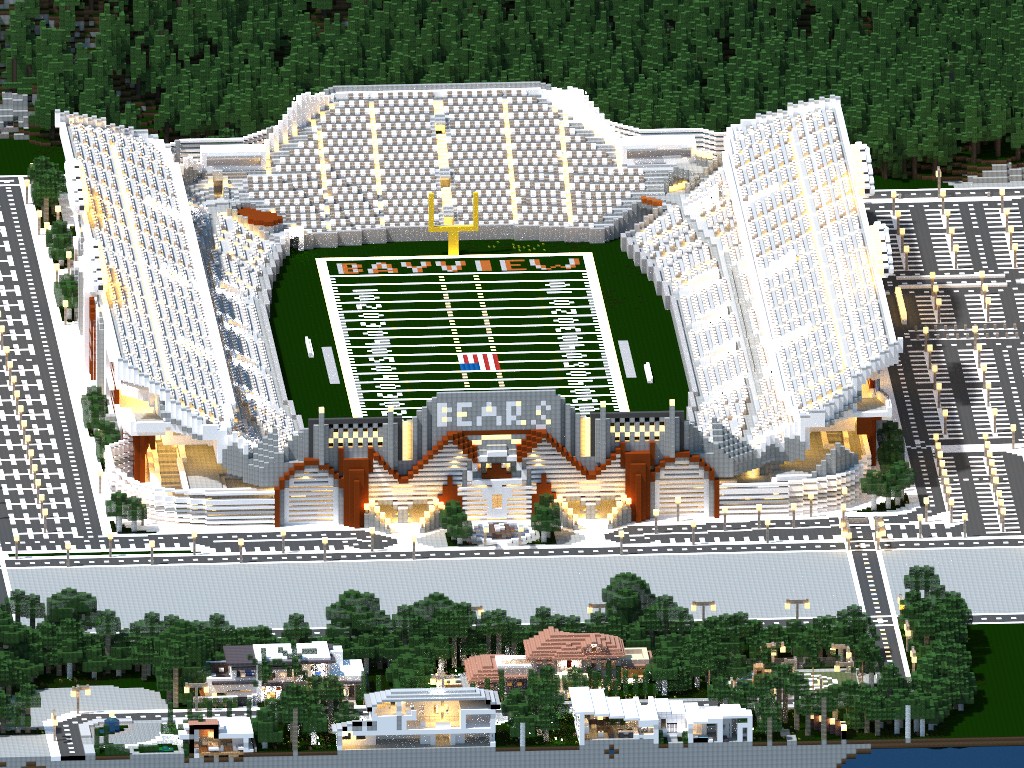 Bayview Heights NFL Stadium Minecraft Map