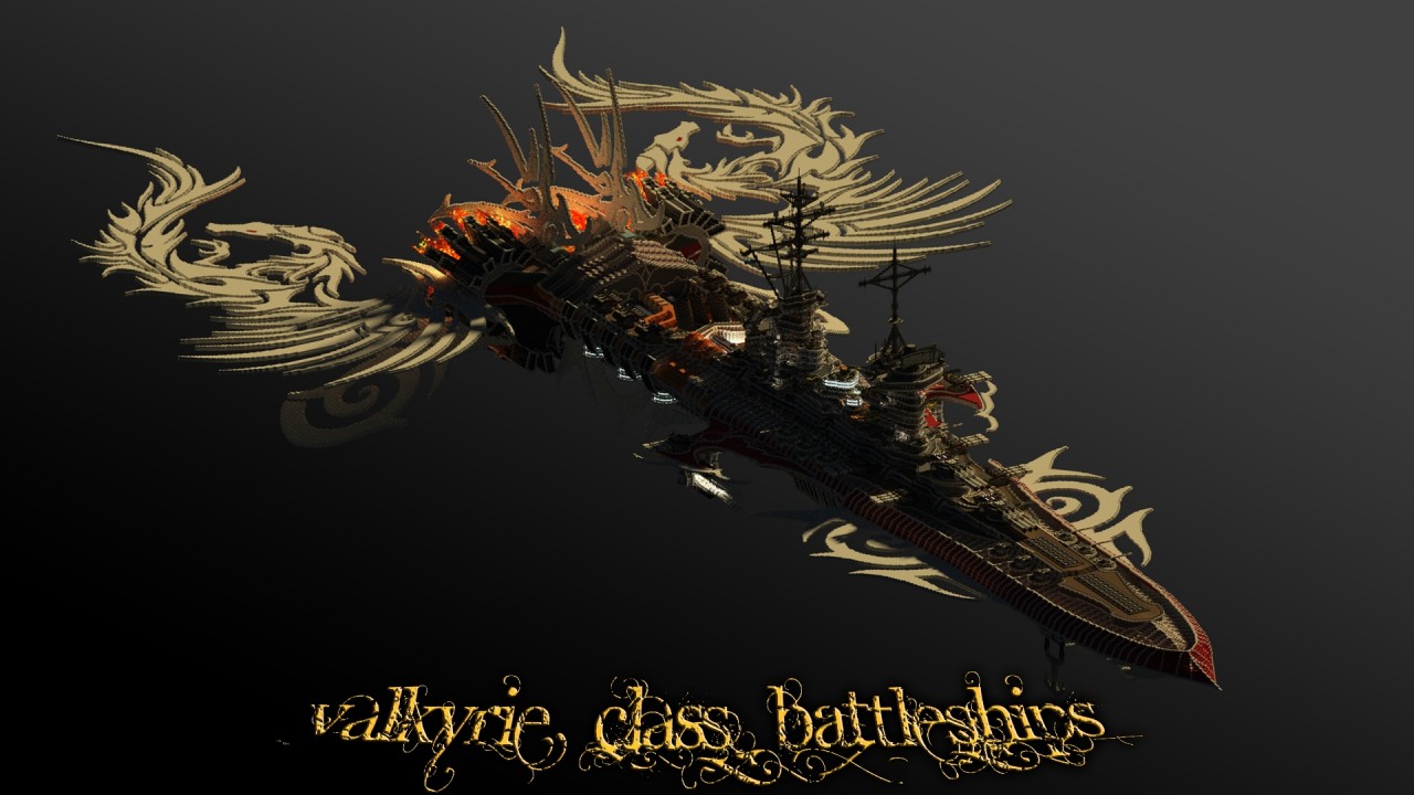 Valkyrie Class Battleships Minecraft Map