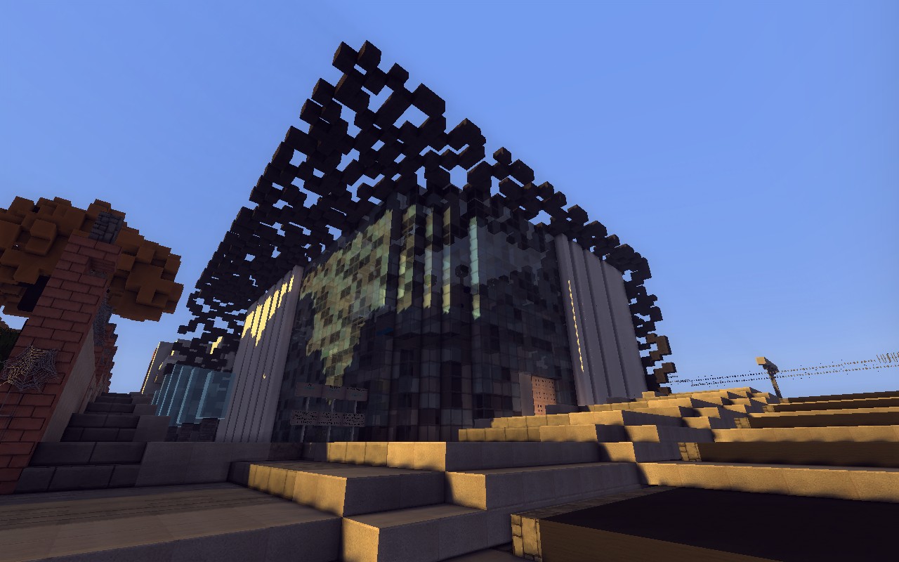 Modern Art Museum ( inspired by the Mucem ) Minecraft Map