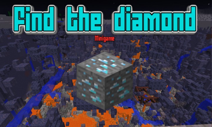Find the diamond! Minecraft Map