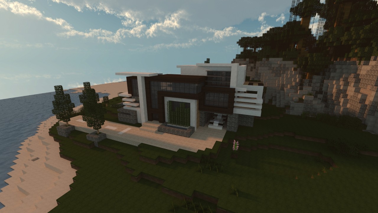 Modern House N°1 | Timelapse Project Minecraft Map