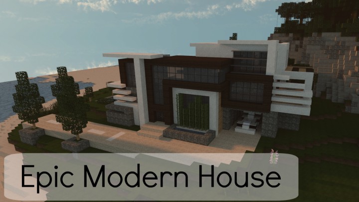 Modern House N°1 | Timelapse Project Minecraft Map