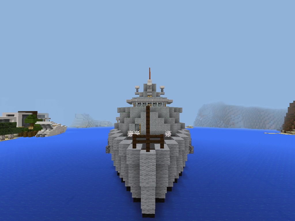 Optifine-class corvette (custom ship) Minecraft Map