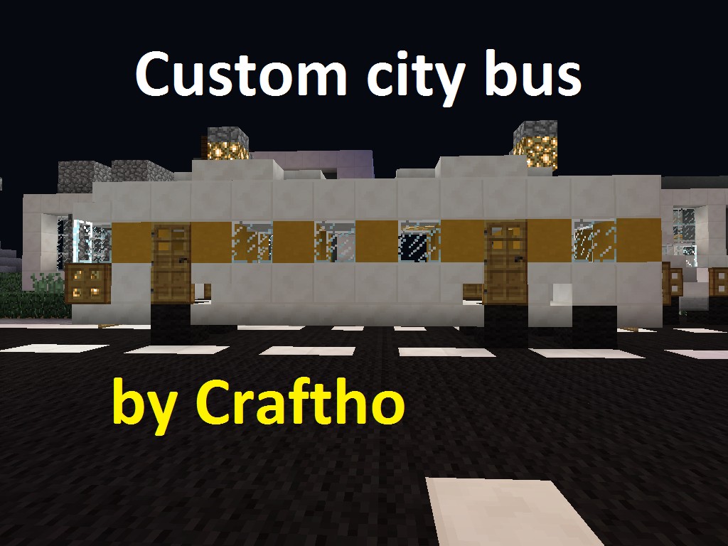 Custom Bus Minecraft Map
