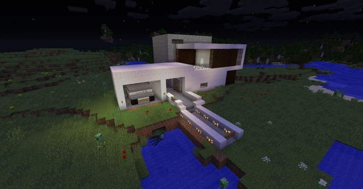 Steve's Modern House Minecraft Map