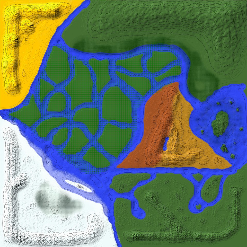 Multi-Biome [Huge world] Minecraft Map