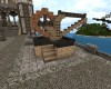 Medieval harbour crane Minecraft Map