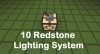 10 Redstone Lighting System Minecraft Map