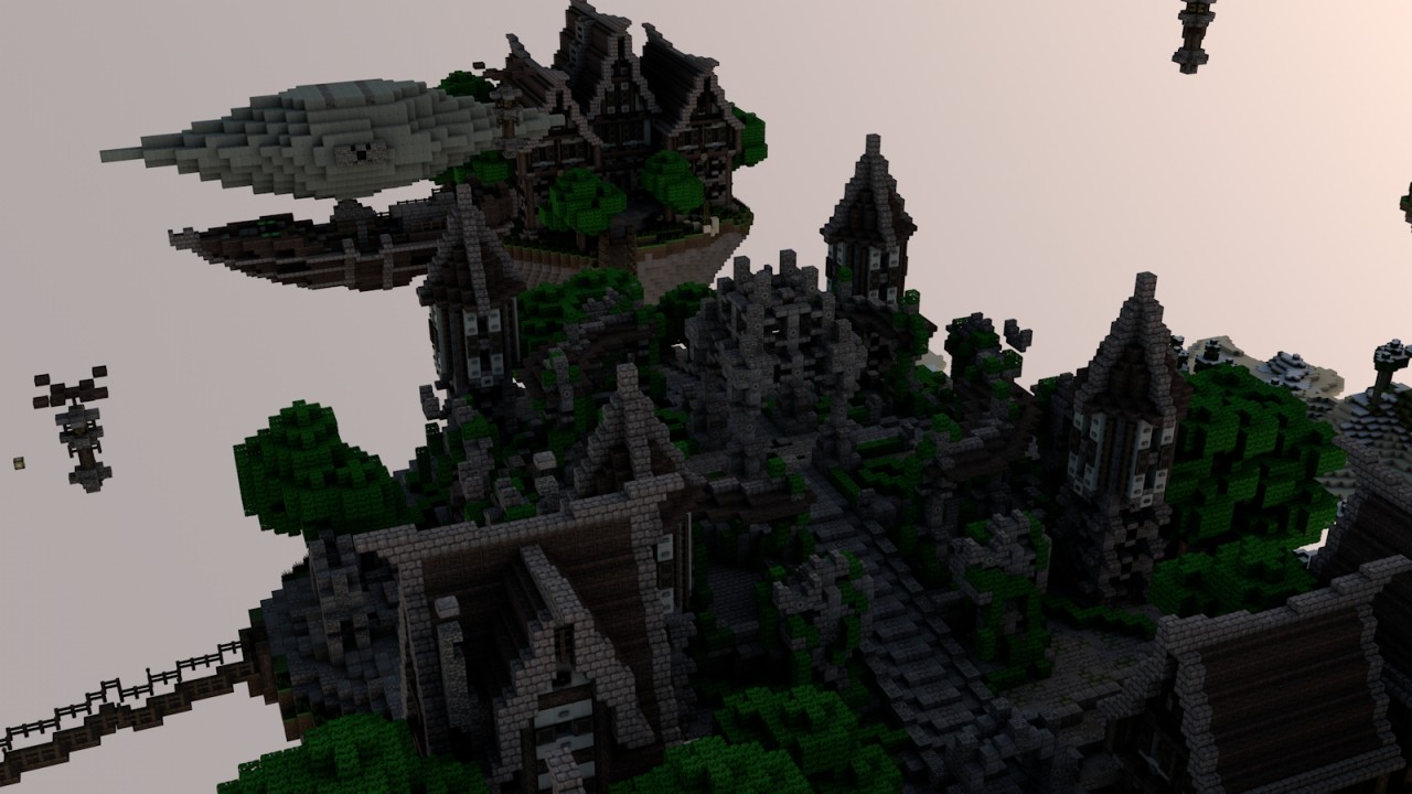 Steampunk Server Spawn Minecraft Map