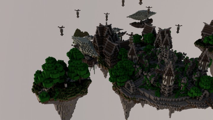 Steampunk Server Spawn Minecraft Map