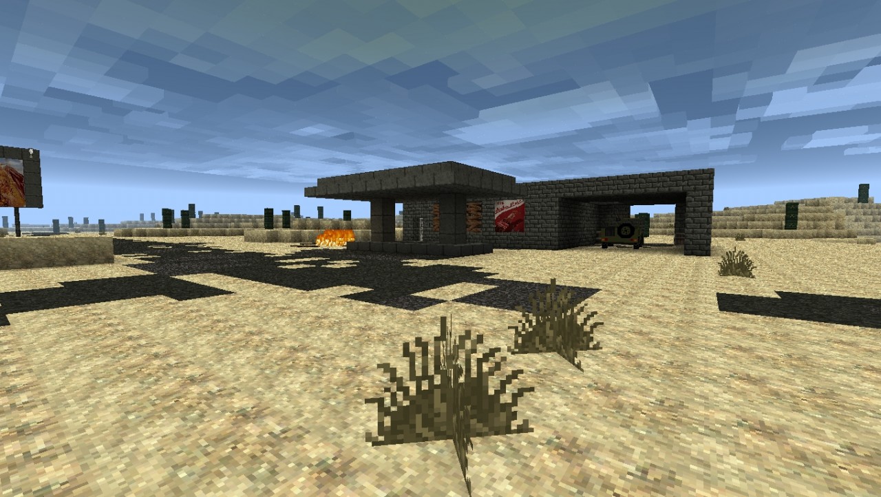 Post Apocalypyic Wasteland (Fallout Modpack) Minecraft Map