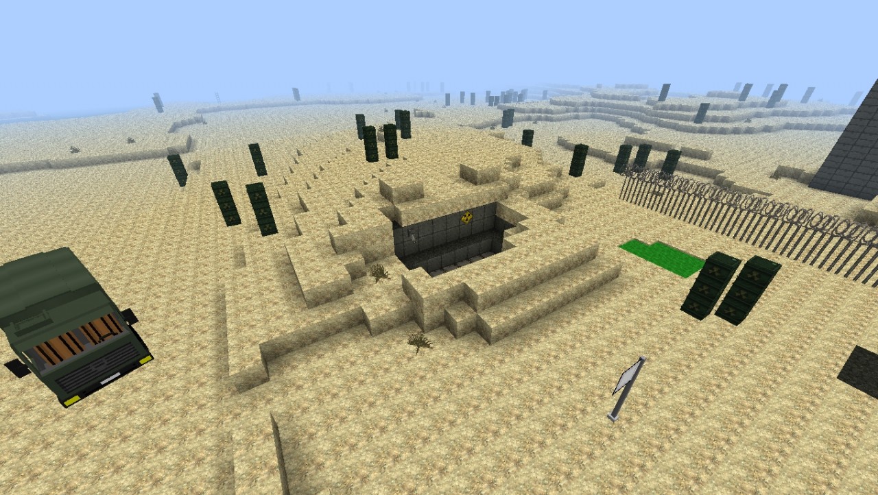 Post Apocalypyic Wasteland (Fallout Modpack) Minecraft Map
