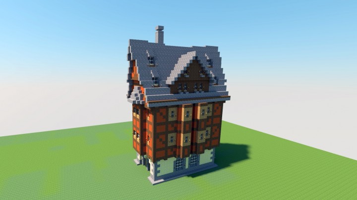 Tall Cityhouse Minecraft Map