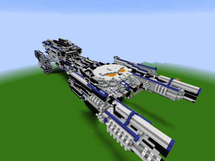 SILVER SKULL - PIRATE SPACE SHIP *DOWNLOAD AVAIBLE* Minecraft Map