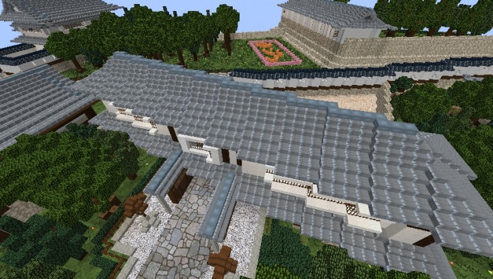 Japanese Shimeji Castle Minecraft Map
