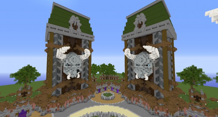 Western Fantasy Spawn Minecraft Map