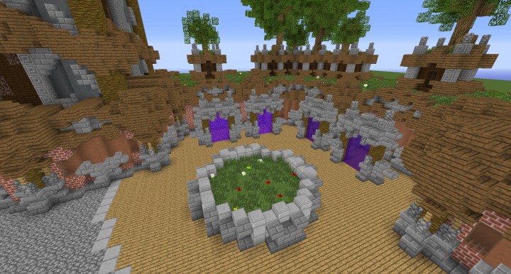 Western Fantasy Spawn Minecraft Map