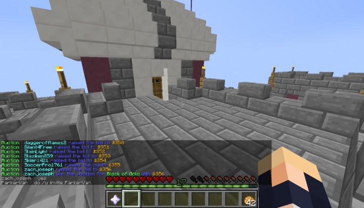 Universe Purple Castle Minecraft Map