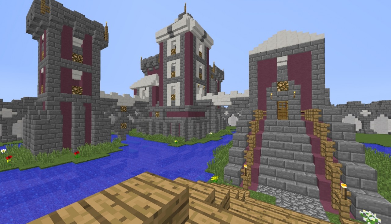 Universe Purple Castle Minecraft Map