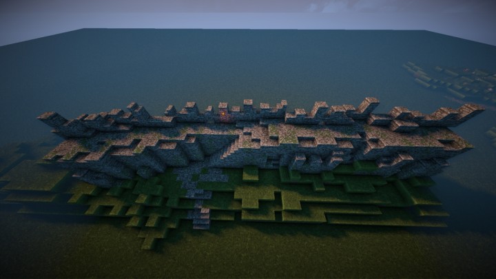 Realistic Broken Wall Segment [Timelapse] Minecraft Map