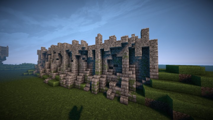 Realistic Broken Wall Segment [Timelapse] Minecraft Map