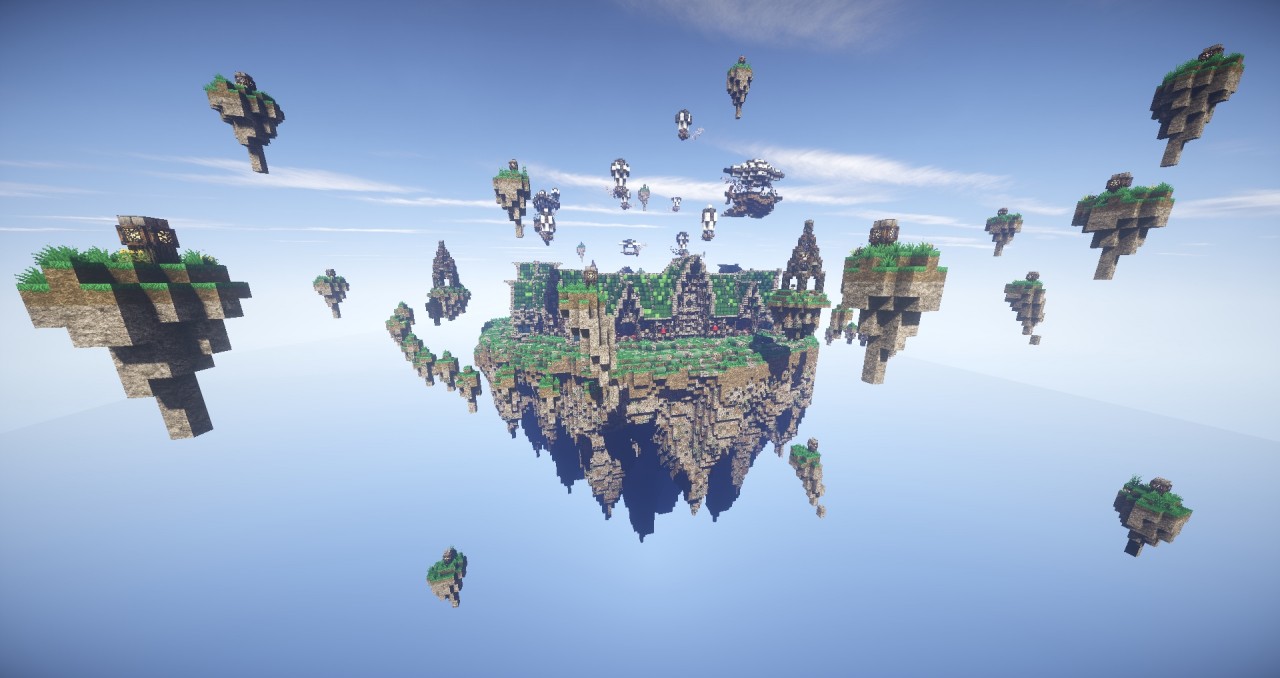 Floating Minigame Hub [Comission] Minecraft Map