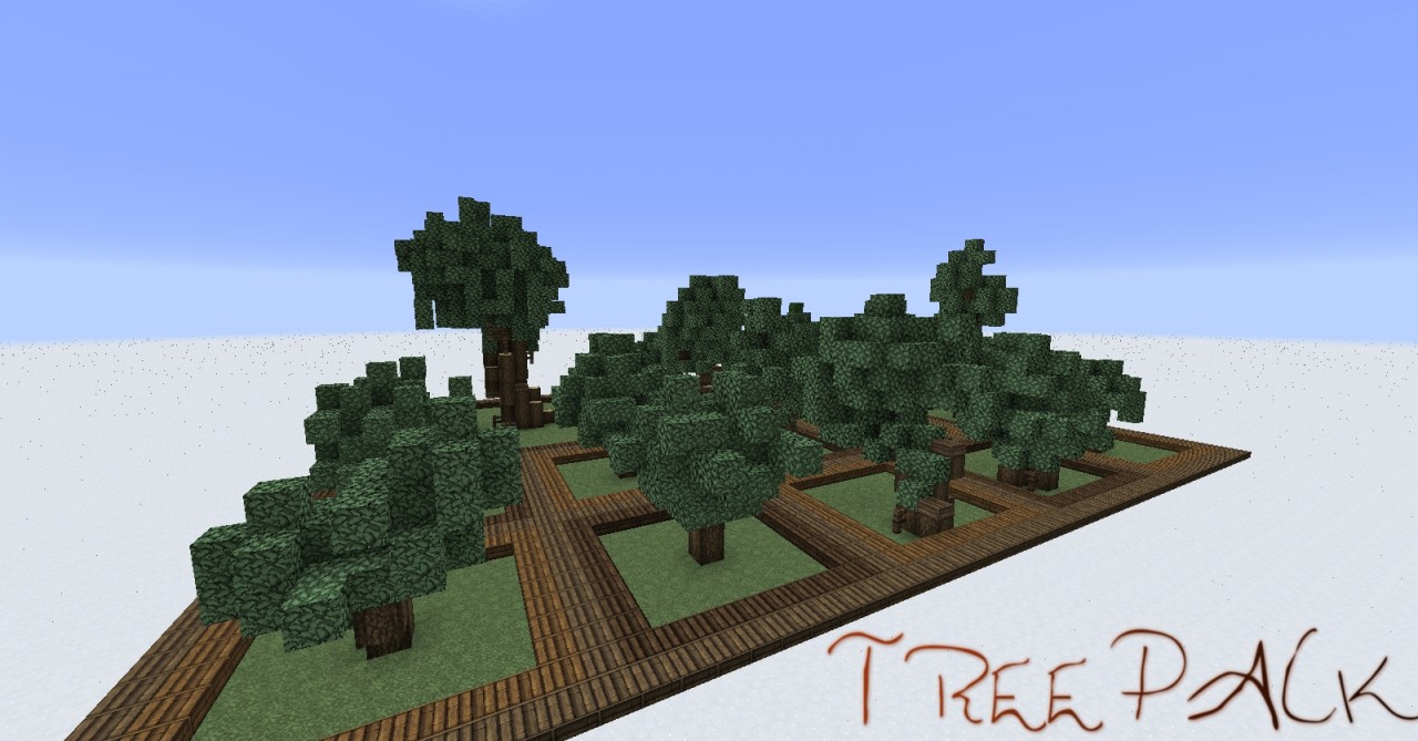【Simple Tree Pack】 Minecraft Map