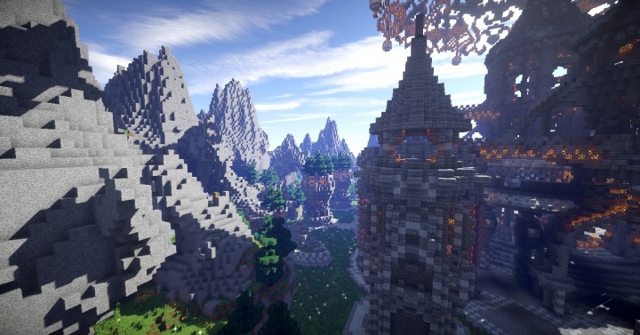 Server spawns Minecraft Map