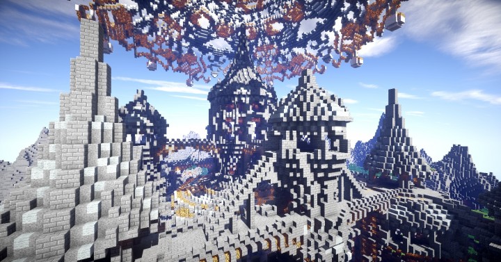 Server spawns Minecraft Map