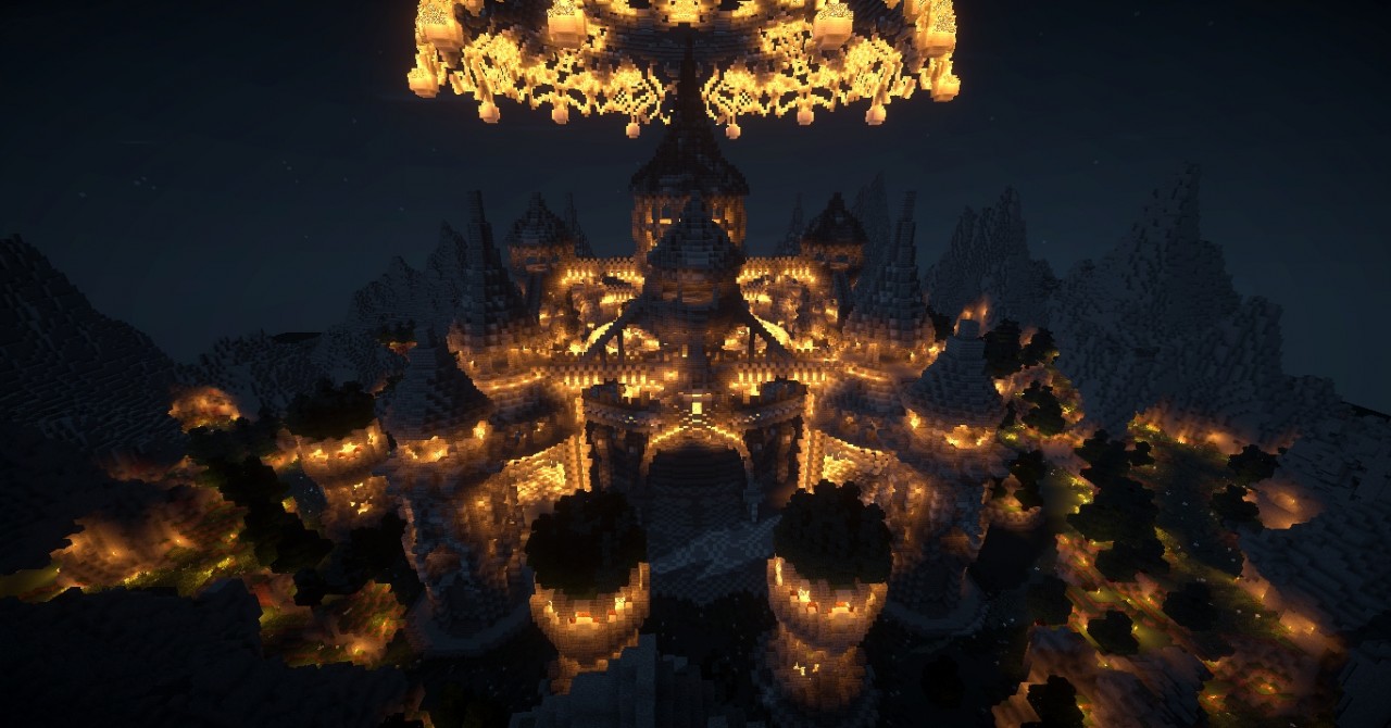 Server spawns Minecraft Map