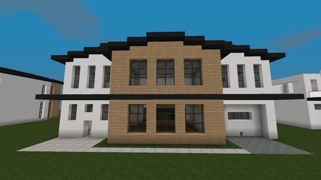 Simple Modern Estate House 2 Minecraft Map