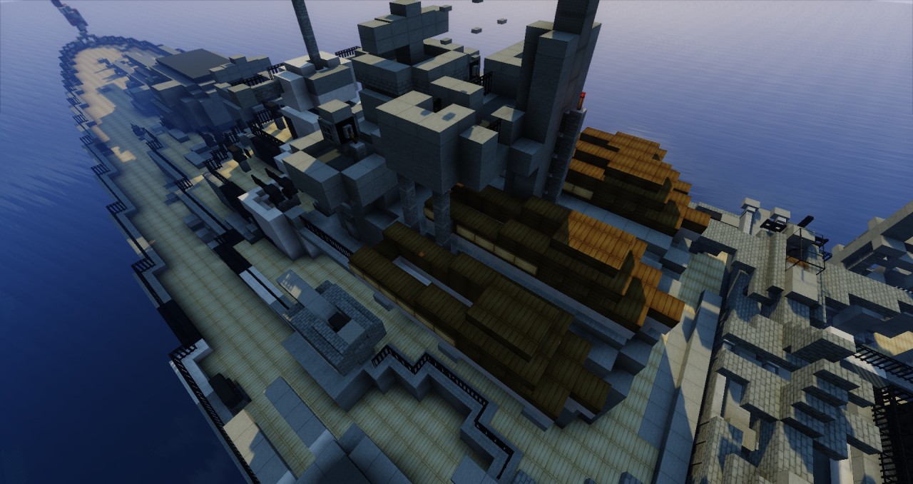 German Battleship: Bismarck Minecraft Map