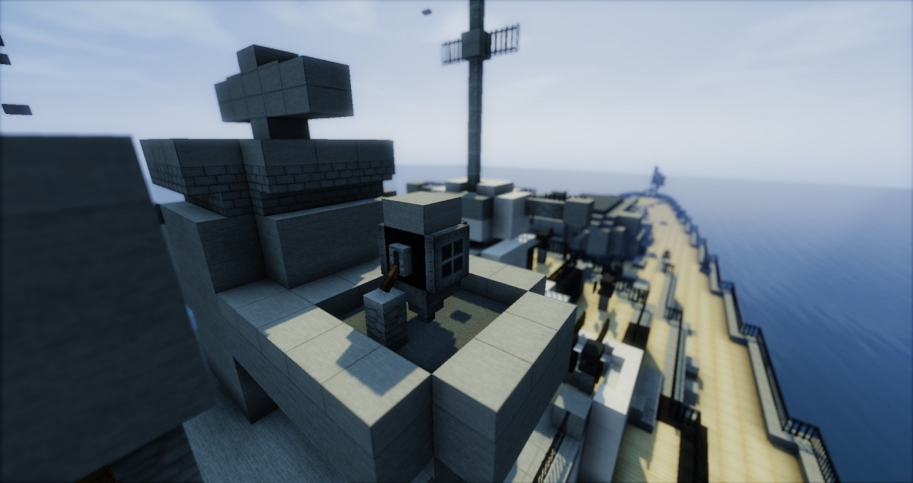 German Battleship: Bismarck Minecraft Map