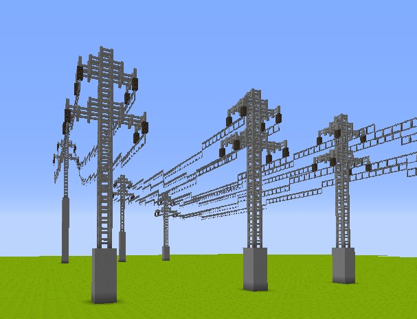 SNRE : Giant pack of electricity HQ Minecraft Map