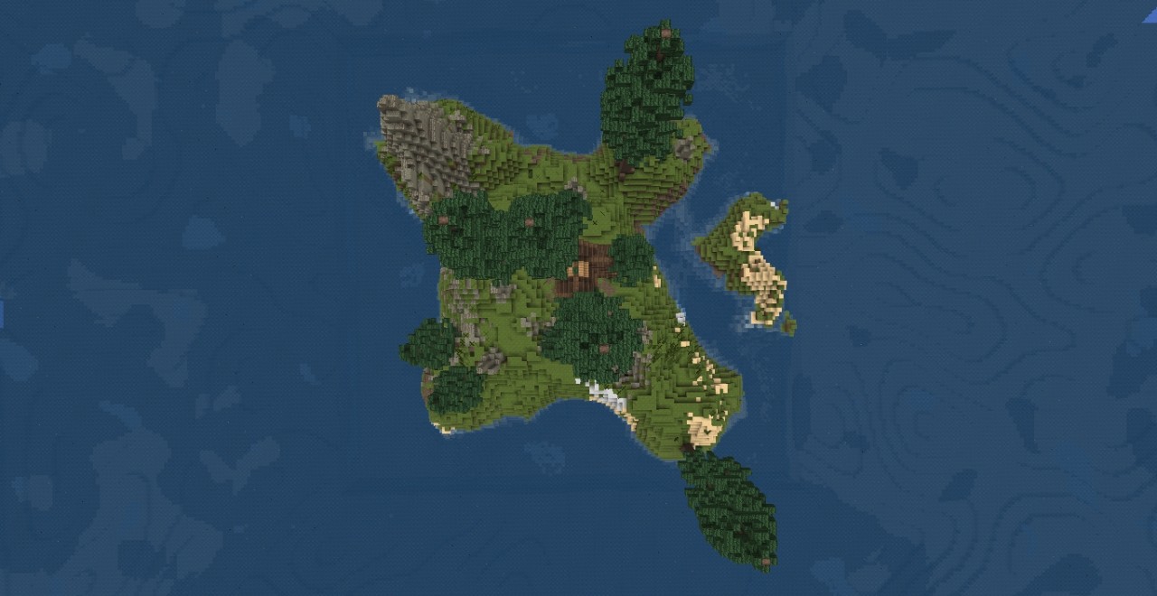 Spruce Island Minecraft Map