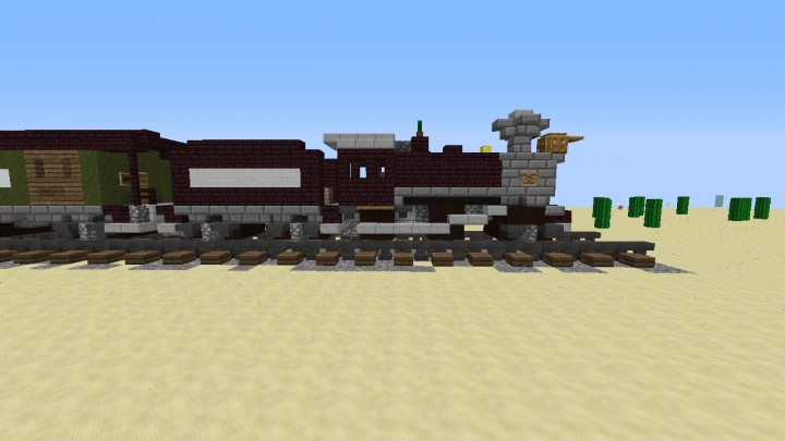 Western Steam Train Minecraft Map