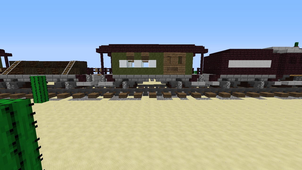 Western Steam Train Minecraft Map