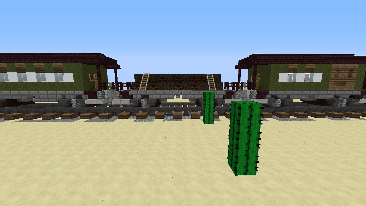 Western Steam Train Minecraft Map