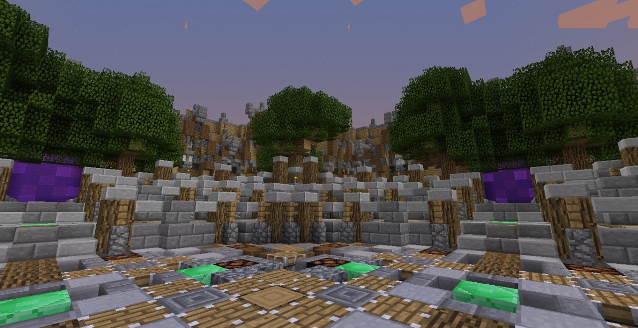 (FREE) 8-portal Server hub Minecraft Map