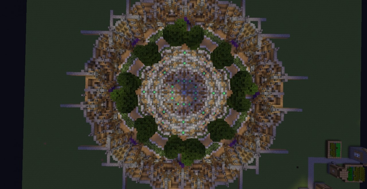 (FREE) 8-portal Server hub Minecraft Map